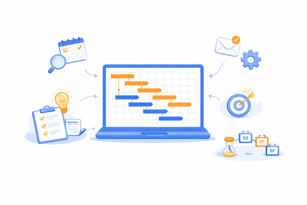 Complete guide to Gantt chart dependencies: types, features & how to ...