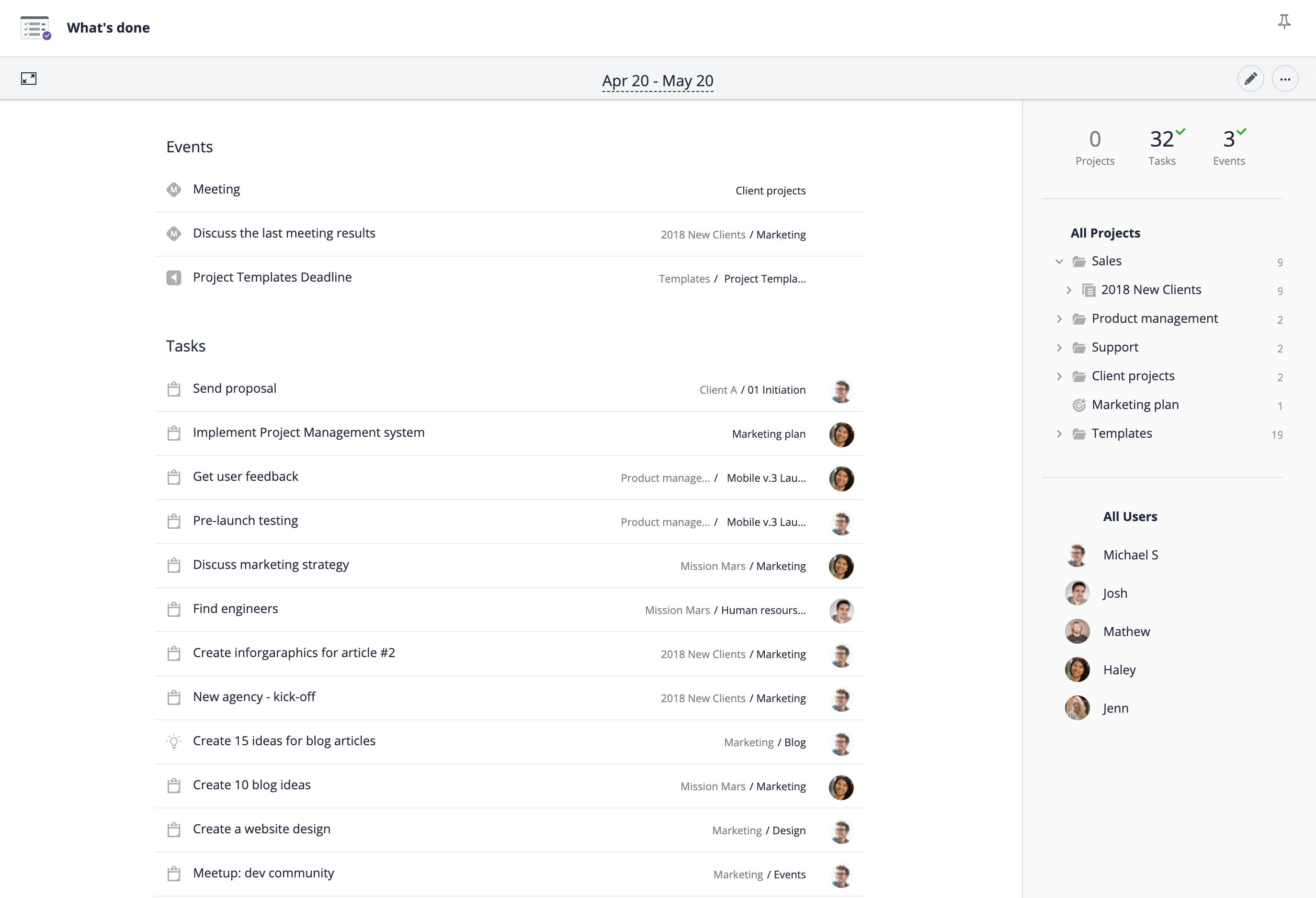 What's Done | GoodDay